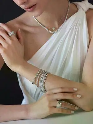 Kwiat 18k White Gold Diamond Tennis Bracelet