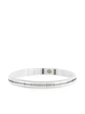 Roberto Demeglio 18k Yellow Gold Eternity Pura Diamond Bracelet - Silver