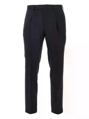 SANTANIELLO Pinstripe Pleated-front Trousers