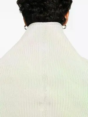Rick Owens Roll-neck Ribbed Top