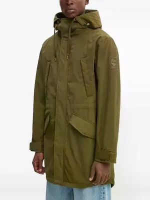 Timberland Hooded Logo-patch Jacket