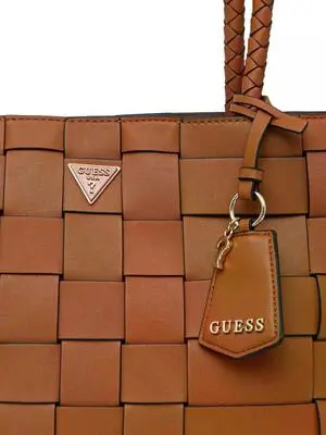 Guess Logo-plaque Tote Bag