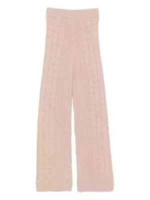 Agnona Cable-knit Trousers