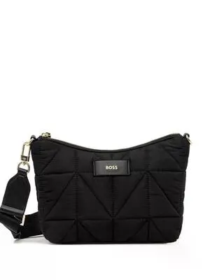 Hugo Boss Quilted Cross Body Bag - Black