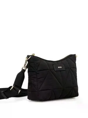Hugo Boss Quilted Cross Body Bag - Black