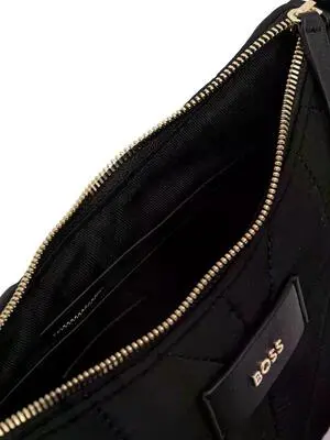 Hugo Boss Quilted Cross Body Bag - Black