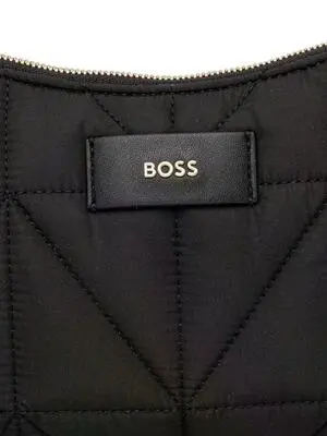 Hugo Boss Quilted Cross Body Bag - Black
