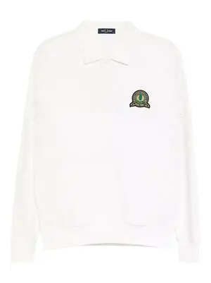 Fred Perry Logo-embroidered Polo Shirt - White