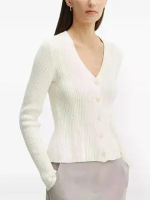 Theory Buttoned V-neck Cardigan