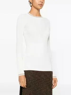 Elisabetta Franchi Ribbed Top