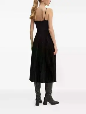 Theory Pleated Midi Dress