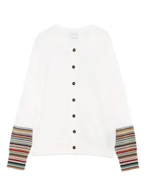 Paul Smith Signature Stripe-trim Cardigan