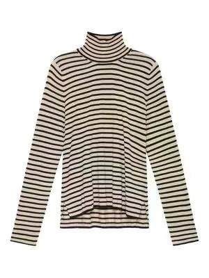 Malìparmi Striped Turtleneck Top