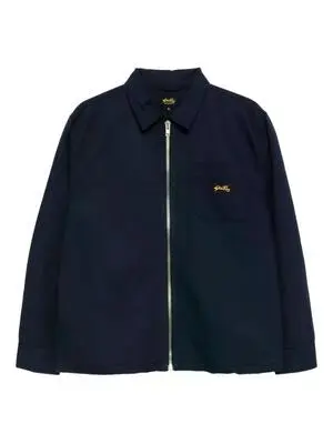 STAN RAY Logo-patch Jacket - Blue