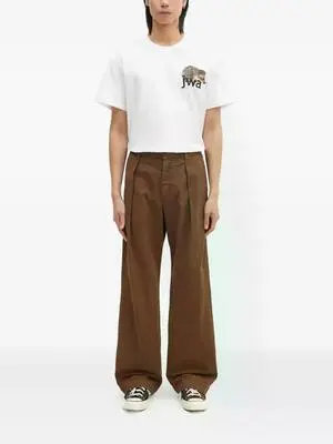 Wood Wood Pleated-front Trousers
