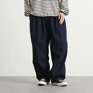 ANGLAN Rigid Indigo Denim Balloon Pants
