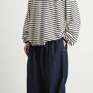ANGLAN Rigid Indigo Denim Balloon Pants