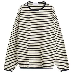 ANGLAN Striped Long Sleeve - Navy
