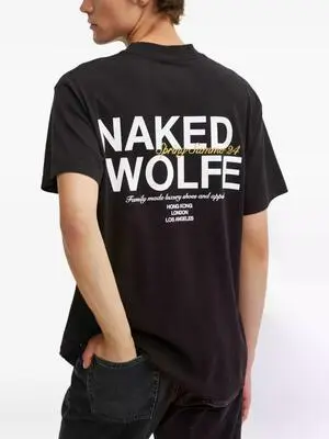 NAKED WOLFE Logo-print T-shirt - Black