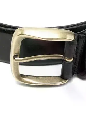 Aspesi Buckle Leather Belt