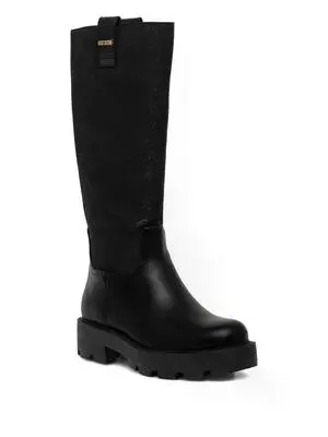 Guess Yannis Logo-pattern Boots