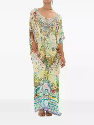 Camilla Patterned Tunic With Crystal Embellishments