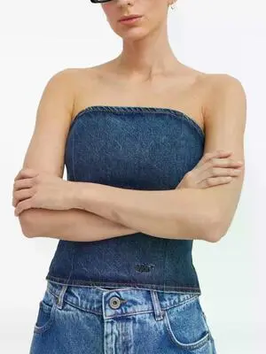 WON HUNDRED Tie-back Strapless Top