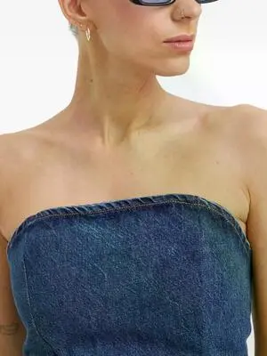 WON HUNDRED Tie-back Strapless Top