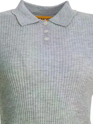 Guest In Residence Shrunken Ribbed Polo Shirt