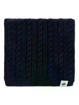 Bally Cable-knit Scarf - Blue