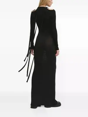 Y/project Cut-out Tie Maxi Dress