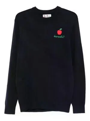 MC2 SAINT BARTH Apple-motif Wool Sweater