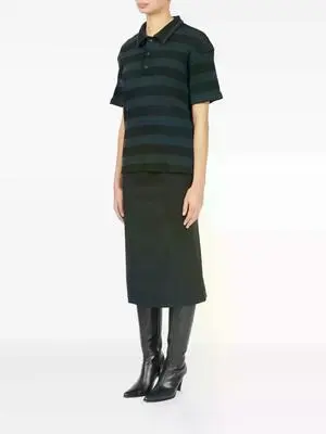 MAISON MARGIELA Striped Polo Top