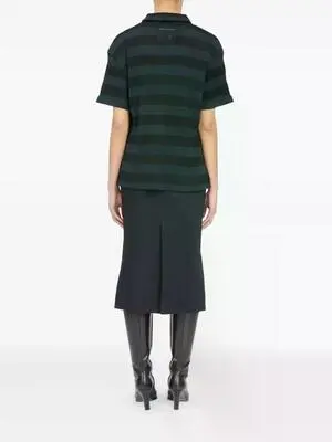 MAISON MARGIELA Striped Polo Top