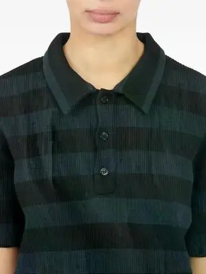 MAISON MARGIELA Striped Polo Top