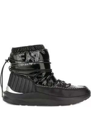 EA7 Logo Lace-up Boots