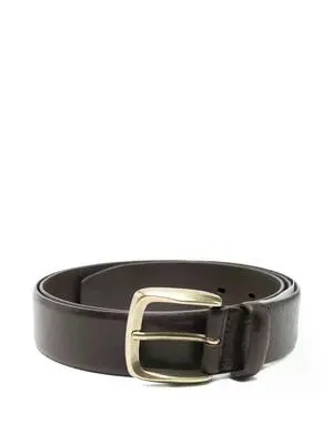 Aspesi Buckle Leather Belt - Brown