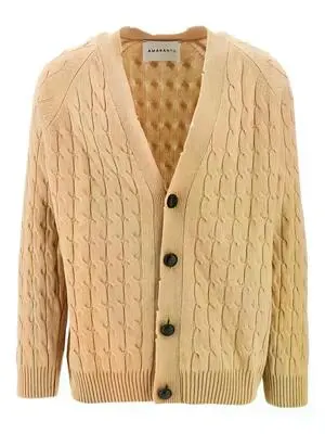 AMARANTO Cable-knit Button Cardigan