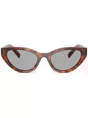 Miu Miu Cat-eye Frame Sunglasses - Brown