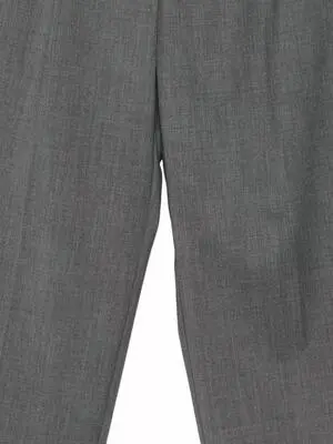 AMARANTO Pressed-crease Trousers - Grey