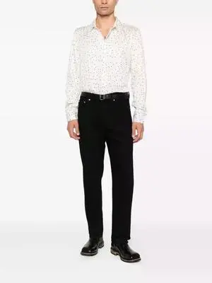 John Varvatos Dotted-pattern Shirt