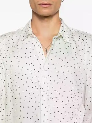 John Varvatos Dotted-pattern Shirt