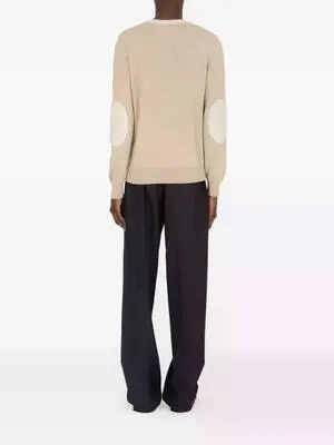MAISON MARGIELA Panelled Crewneck Sweater - Neutrals