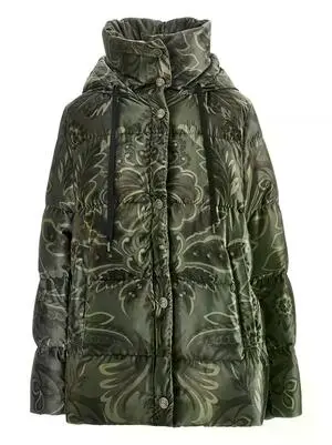 Etro Hooded Patterned Jacket - Green