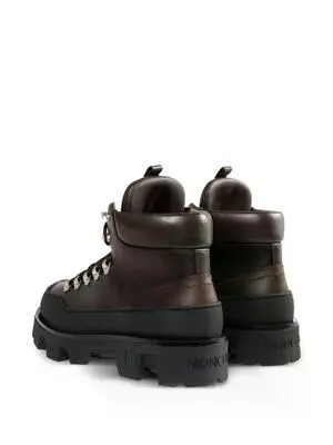 Moncler 50mm Peak Trek Boots - Brown