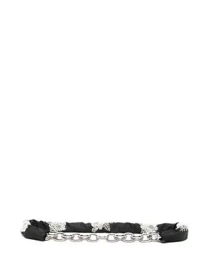 Simone Rocha Pearl-embellished Chain Belt - Black