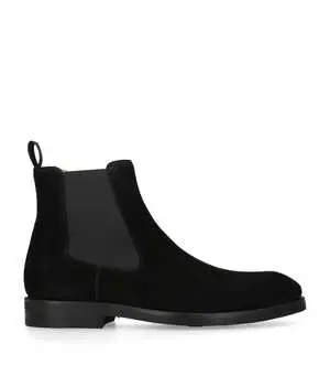 Magnanni Suede Kliff Chelsea Boots - Black