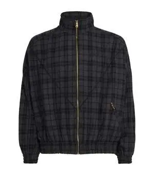 WILLY CHAVARRIA Wool-blend Ruff Rider Bomber Jacket