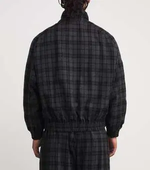 WILLY CHAVARRIA Wool-blend Ruff Rider Bomber Jacket