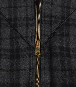 WILLY CHAVARRIA Wool-blend Ruff Rider Bomber Jacket
